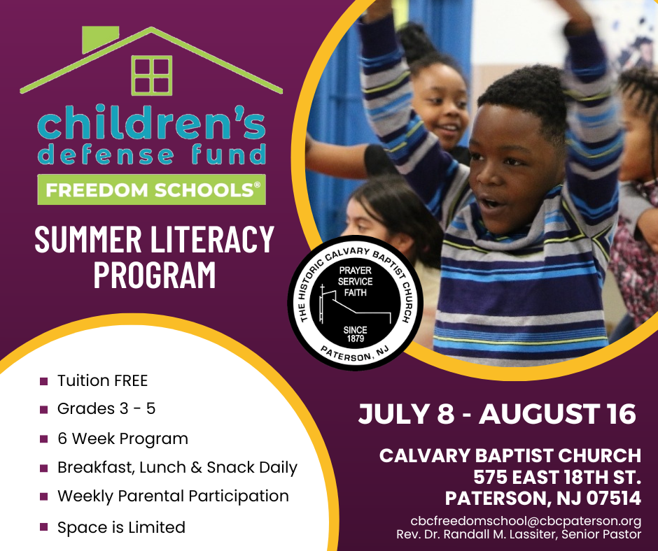 CDF Freedom School Summer Literacy Program Registration is Open ...