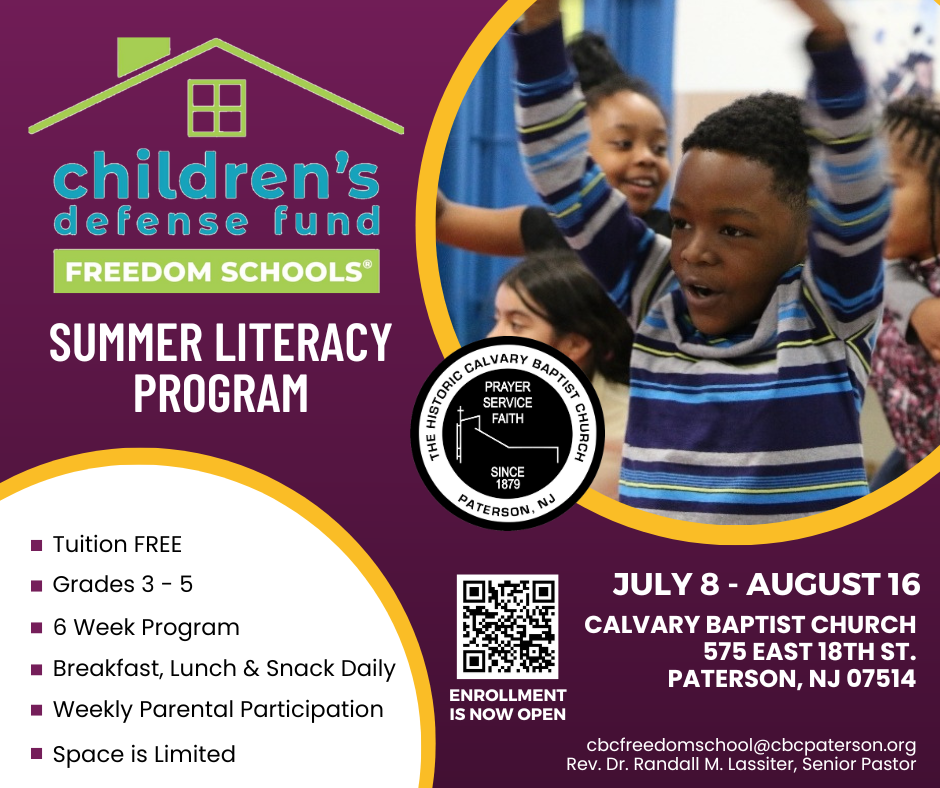 CDF Freedom School Summer Literacy Program Registration is Open ...