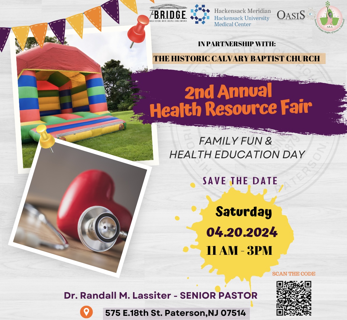 Calvary Baptist Church its 2nd Annual Health Fair | Calvary Baptist Church